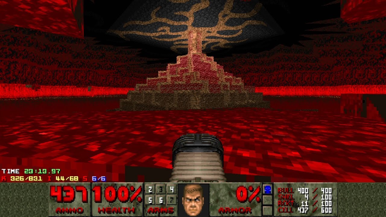 Doom - Ultimate Doom "In Name Only" (E3M3: Pandemonium): UV-Max (Map ...