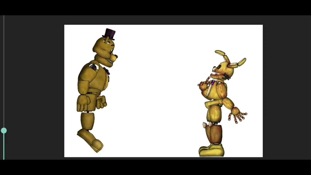 FNAF drawing cartoons 2 spring lock failure - YouTube