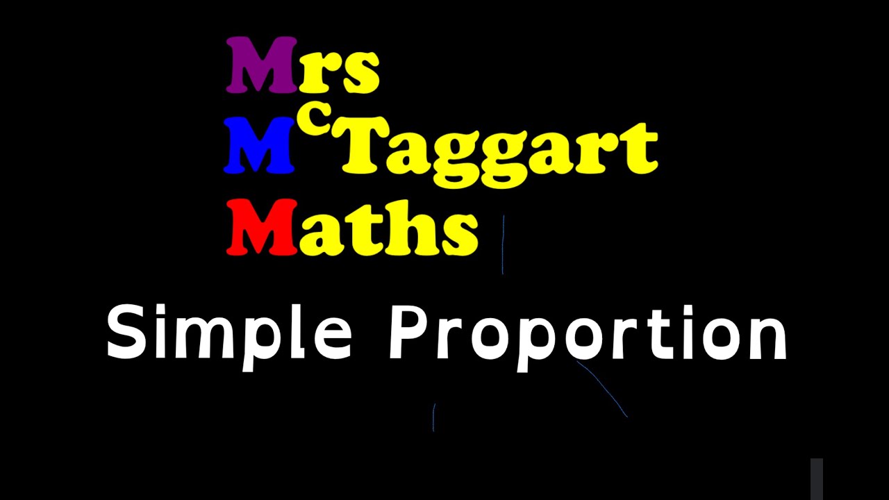 Simple proportion - YouTube