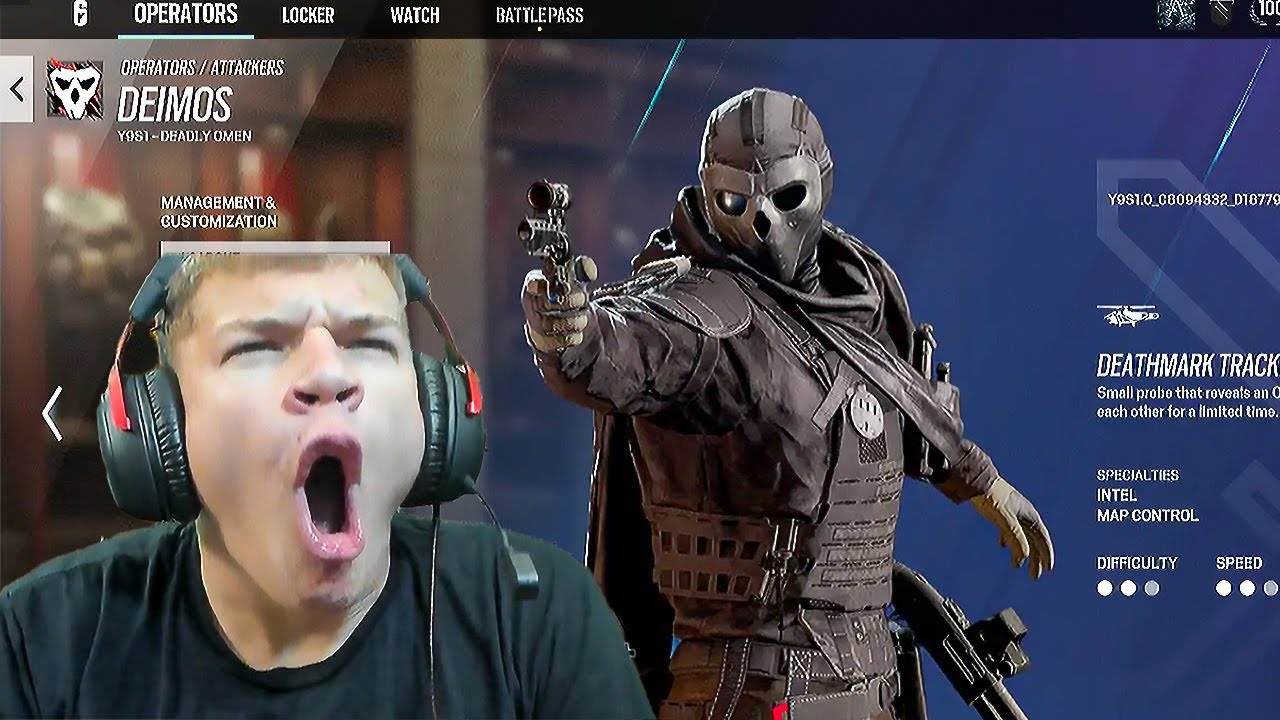 Jynxzi First Time Using New R6 Operator DEIMOS - YouTube