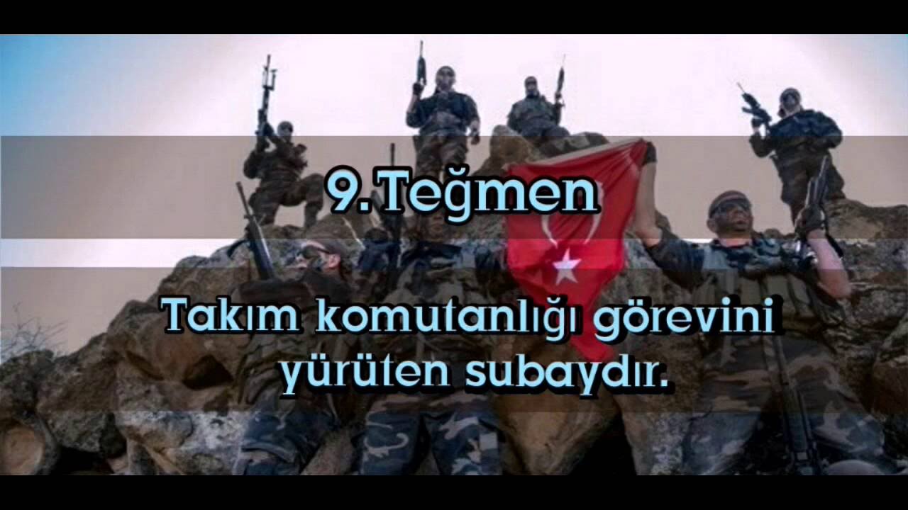 Türkiyedeki 20 Askeri Rütbe - YouTube