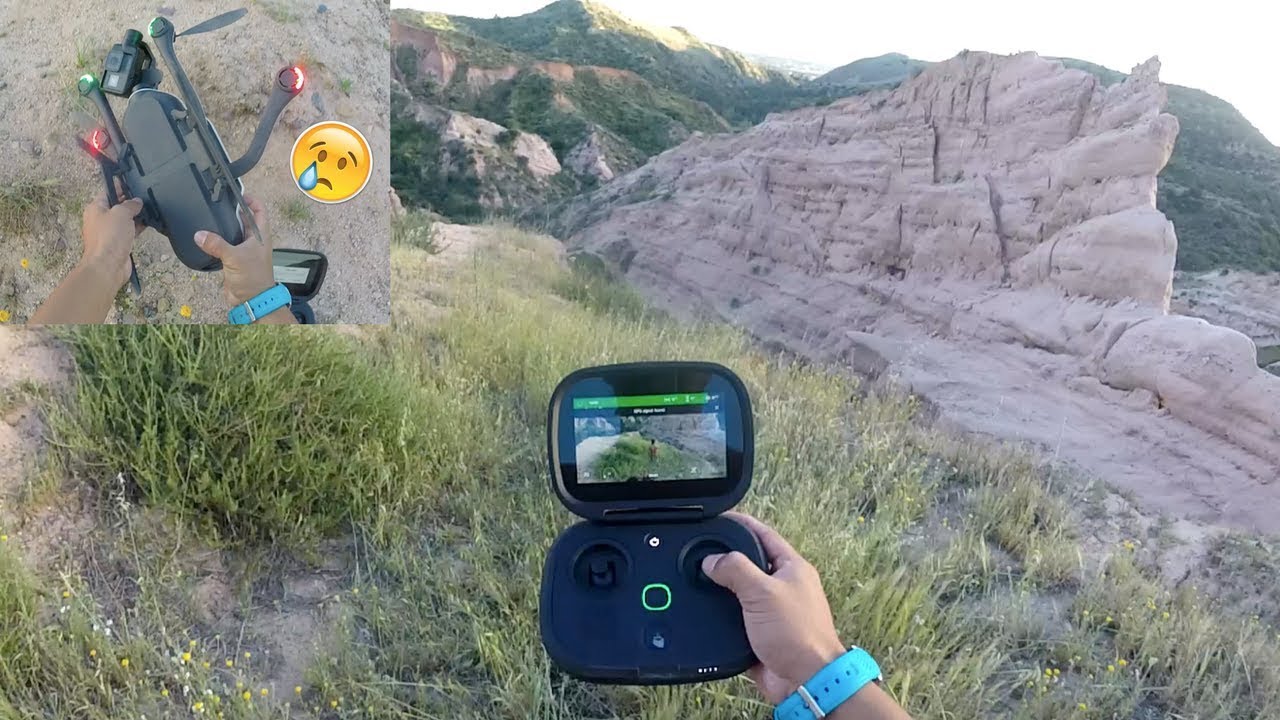 CRASHED MY GOPRO KARMA DRONE AT RED ROCK CANYON | LAKE FOREST - YouTube