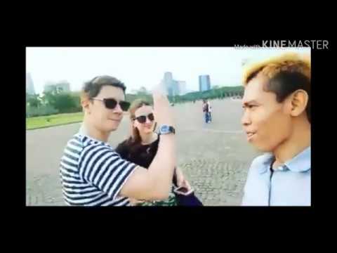 Viral kelakuan gabe(indonesian idol) prank bule lucu abiss