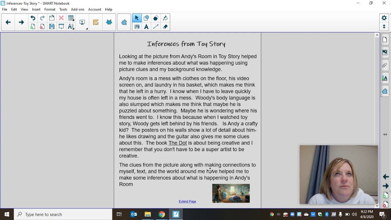 Inference Writing-Andy's Bedroom-Toy Story - YouTube