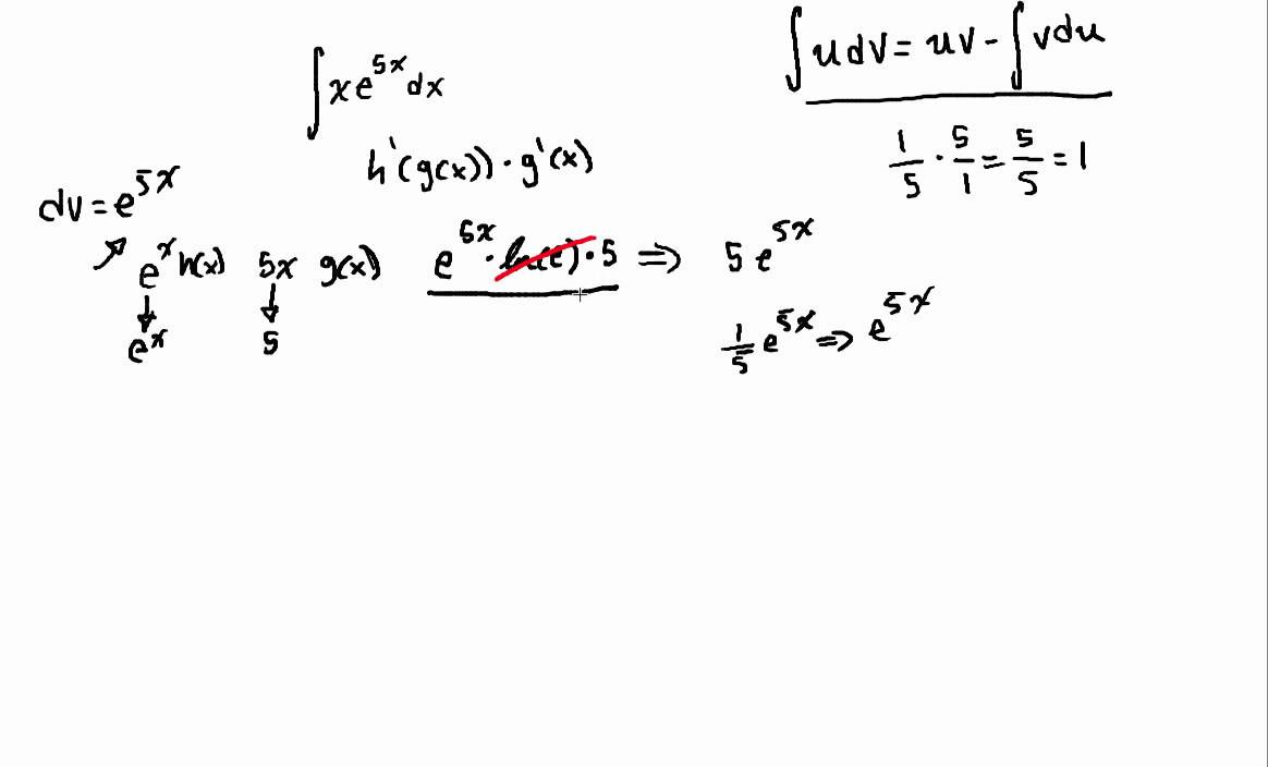 Integral Of Xe 5x Substitution By Parts YouTube integral-of-xe-5x-substitution-by-parts-youtube