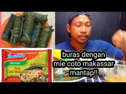 MAKAN BURAS PAKE MIE ISTAN COTO MAKASSAR,SANGAT ENAK!!!! - YouTube