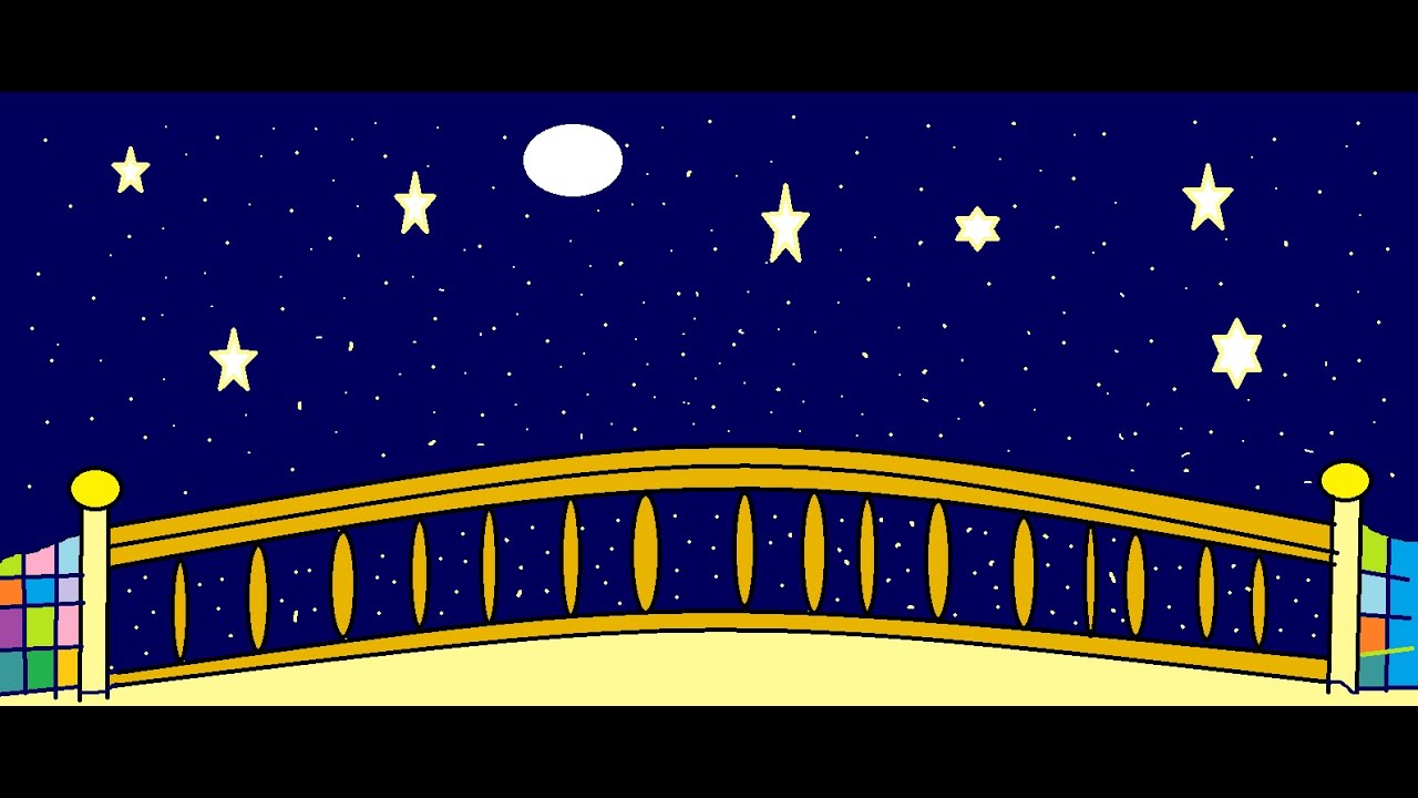 How to make night star in ms paint - YouTube