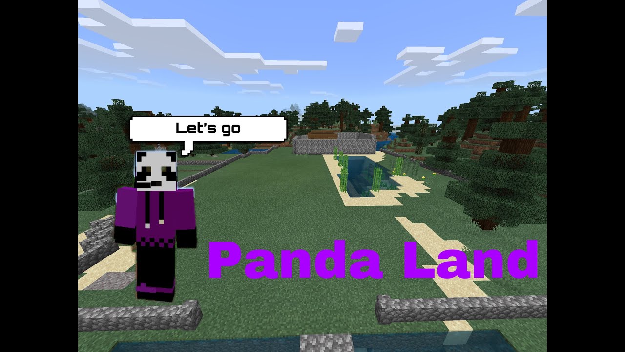 Panda Land- episode 10- building my base - YouTube