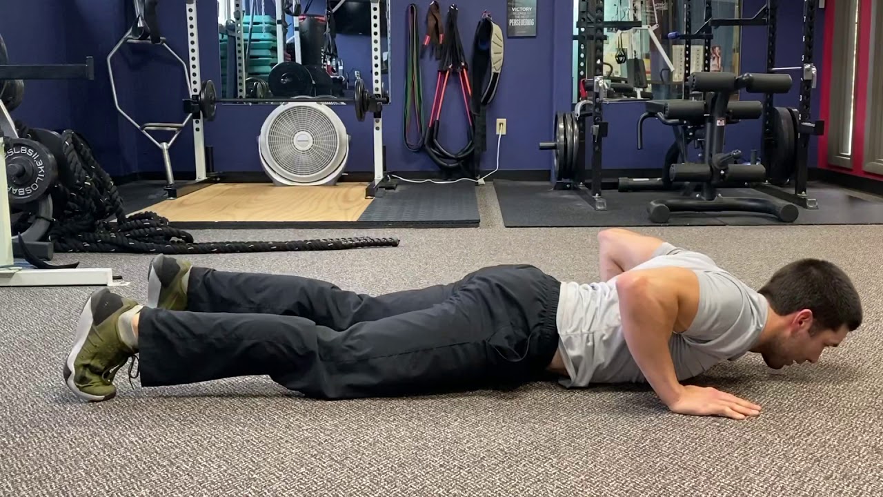 Pushup to Child’s Pose Hover - YouTube