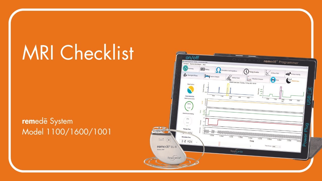MRI Checklist - remedē System - YouTube