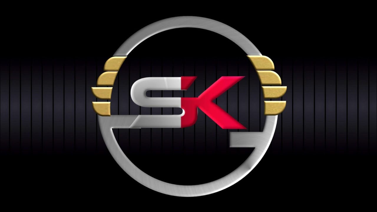 sk professional logo design।How to make sk professional logo।sk logosk ...