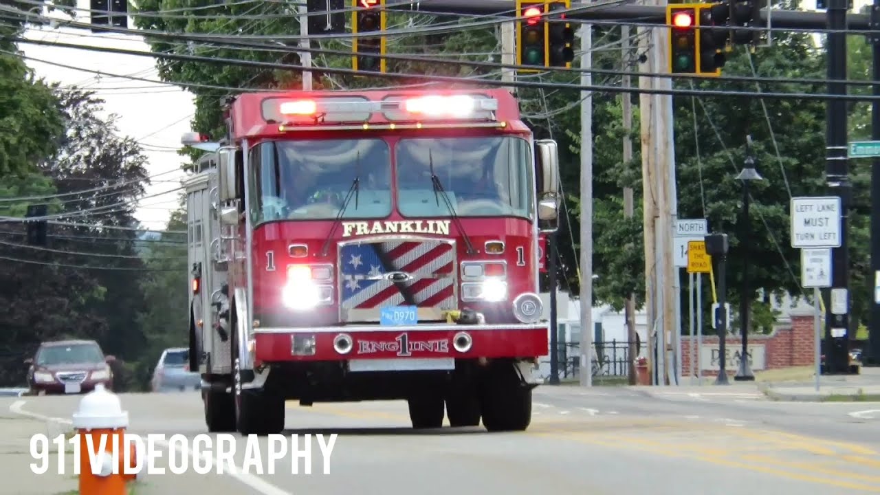 Franklin Fire Department Engine 1 and Franklin Police Department Car ...