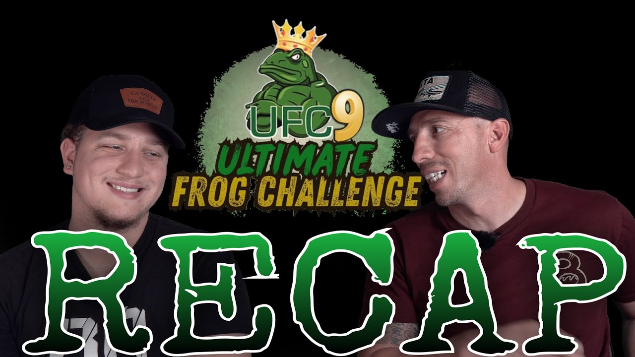 ULTIMATE FROG CHALLENGE UFC 9 RECAP on the California delta - YouTube