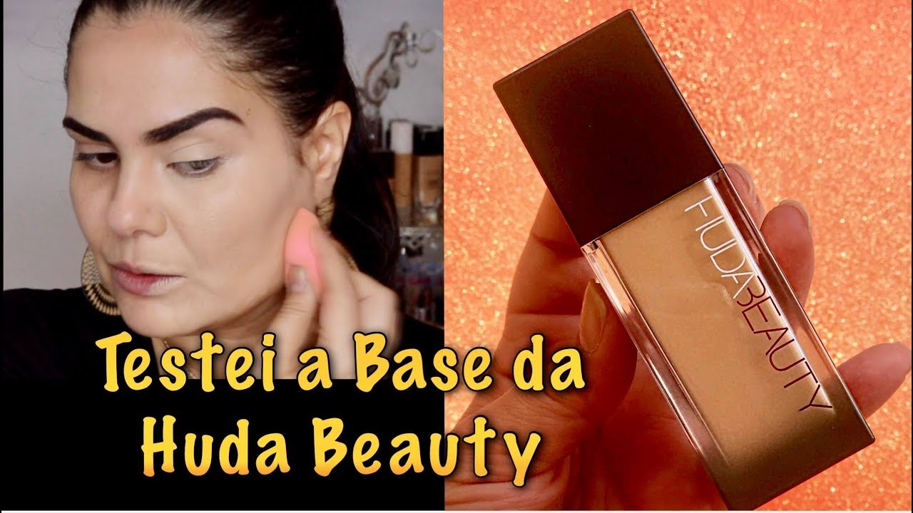 BASE HUDA BEAUTY - VALE A FAMA? É TUDO ISSO MESMO?? - YouTube
