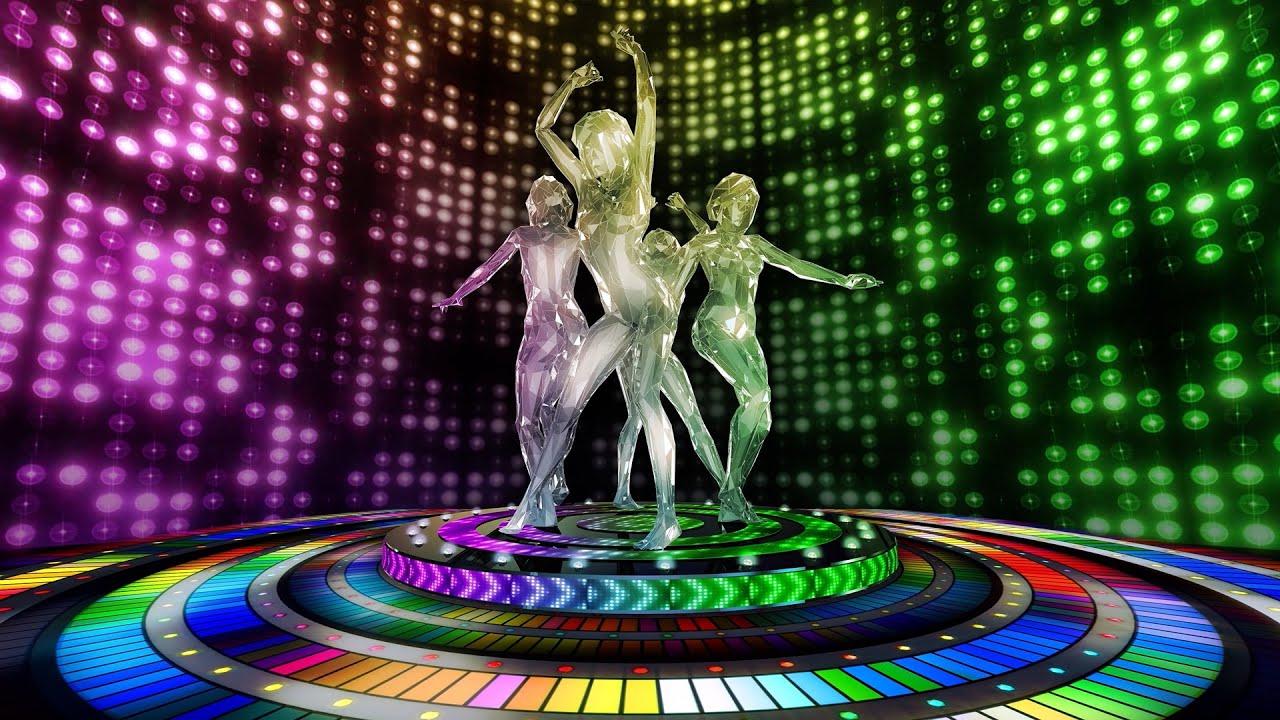 Dancing Girls LED Background 4K Loop Video | No Copyright Motion Loop ...