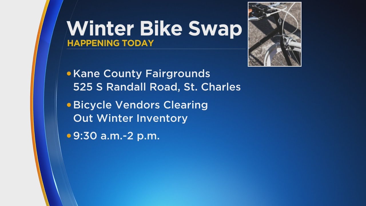 Winter Bike Swap happening at Kane County Fairgrounds Sunday - YouTube
