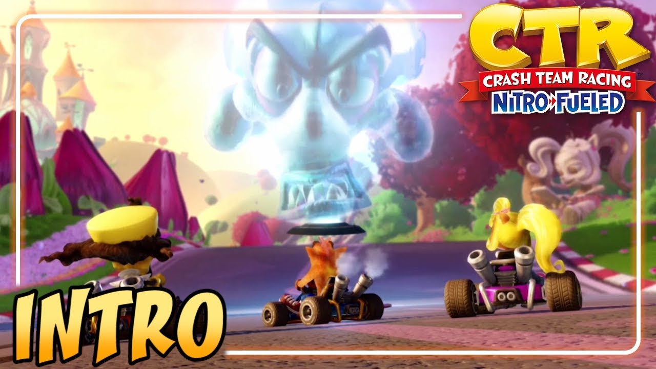 CRASH TEAM RACING NITRO-FUELED (ITA)- Intro Avventura + Tutorial Hub ...