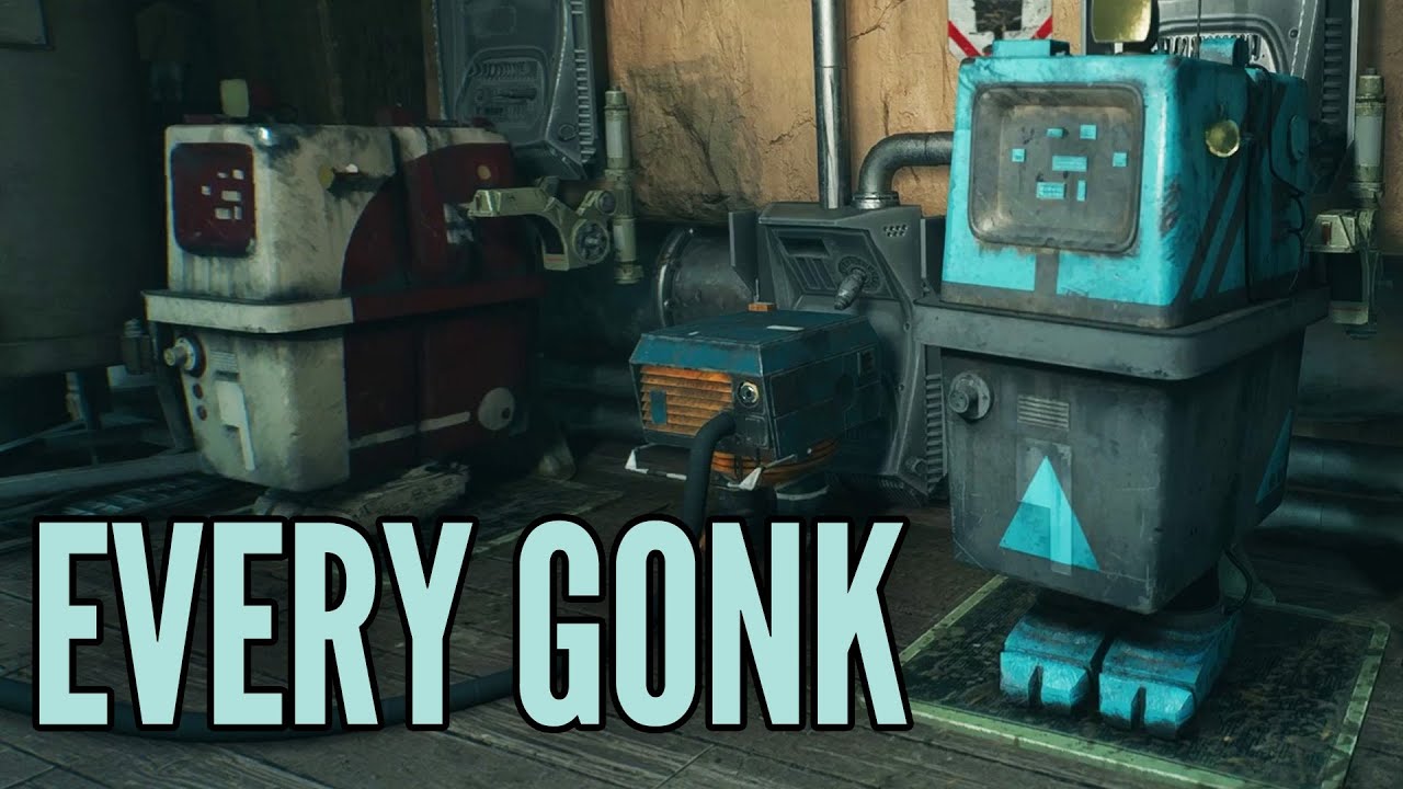 Every Gonk Droid in Jedi Survivor - YouTube