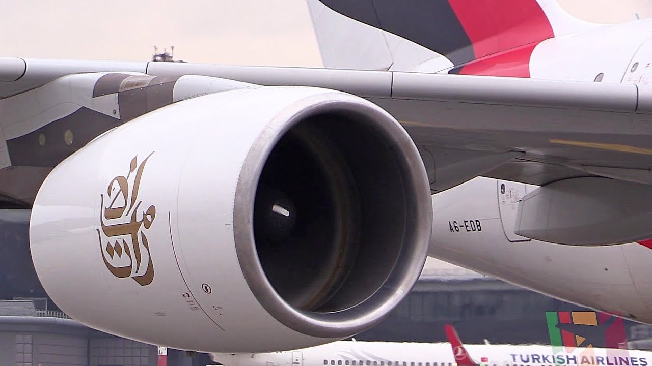 Engine Start-up! • AIRBUS A380 • GP7200 • AMAZING SOUND!! - YouTube