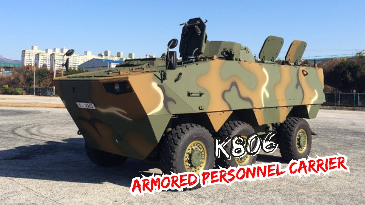 K806 Armored personnel carrier - YouTube