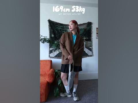 169cm 53kg 가을 자켓 코디🍂🤎 #가을코디 #오오티디 #자켓코디 #ootd #자켓추천 - YouTube