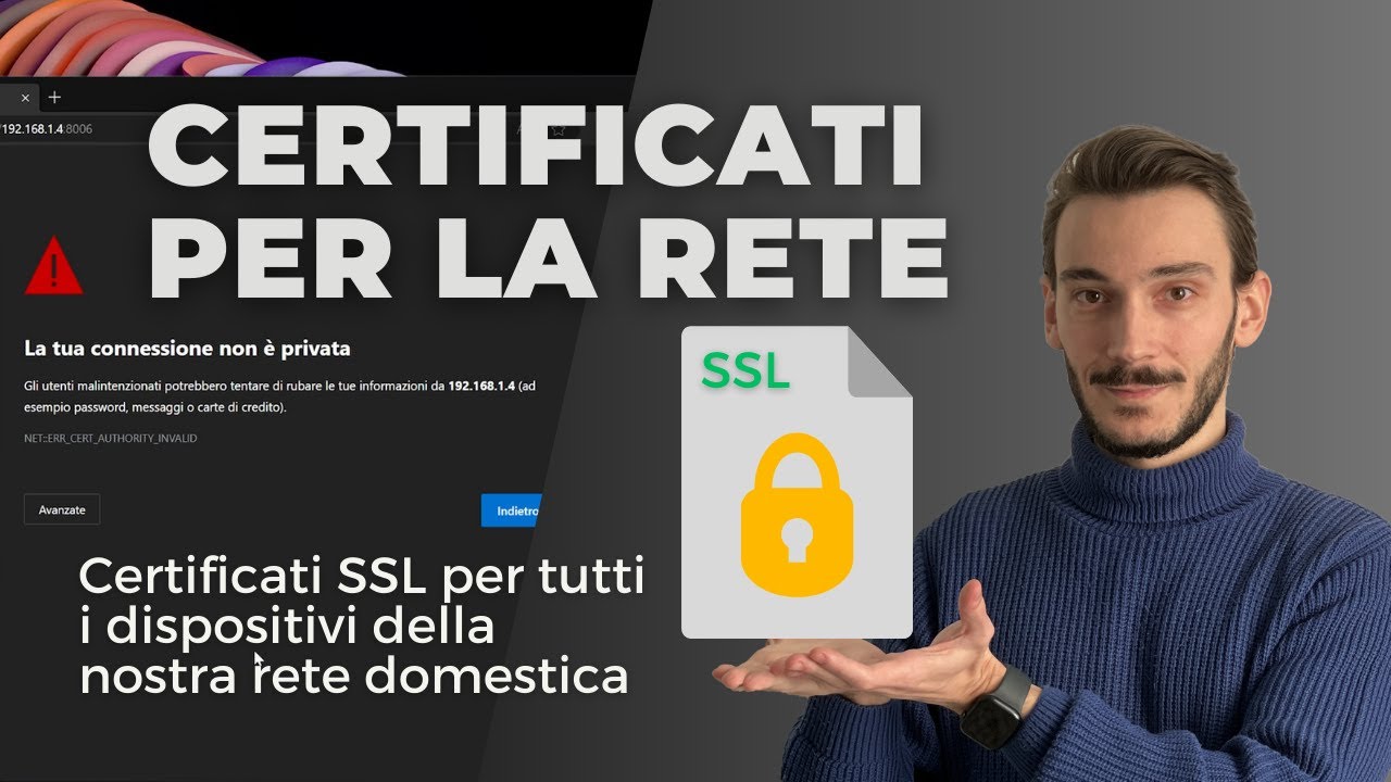 🔒Certificati SSL per tutti i dispositivi della nostra rete domestica - YouTube