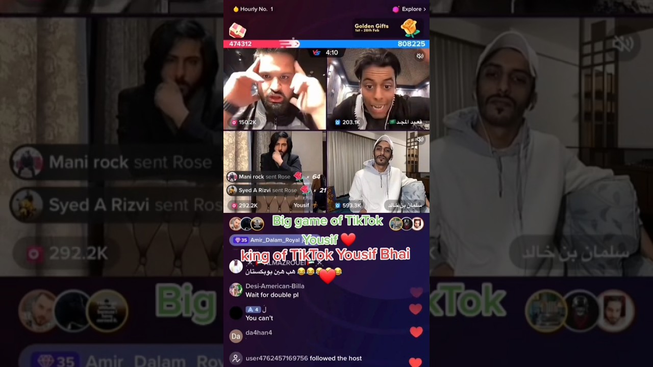 vs tik tok gift muqabla gift tik tok life muqabla gift live live tik ...