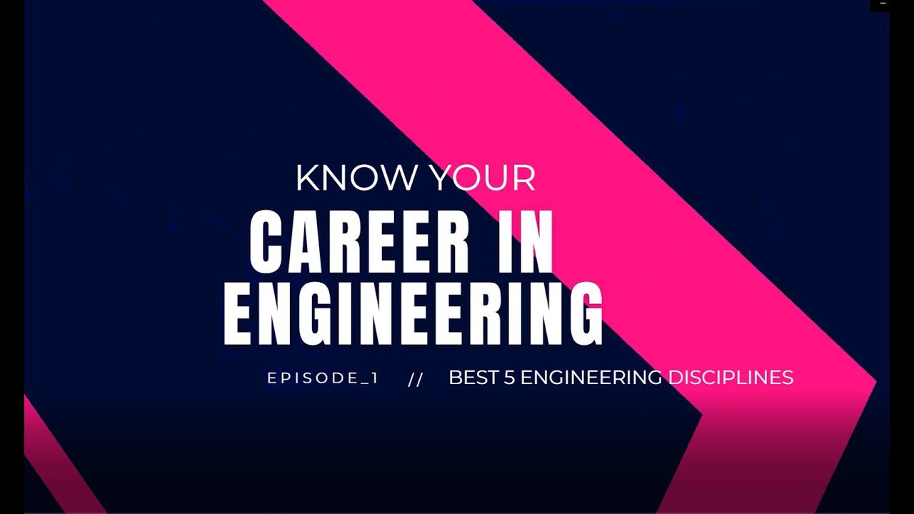 KNOW YOUR CAREER IN ENGINEERING | PART -1 | BEST 5 ENGINEERING ...