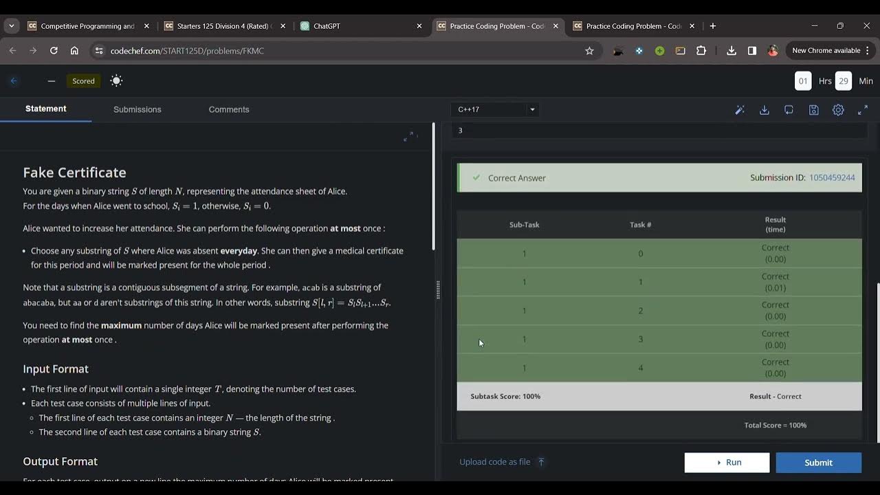 Fake Certificate Codechef Starters - YouTube