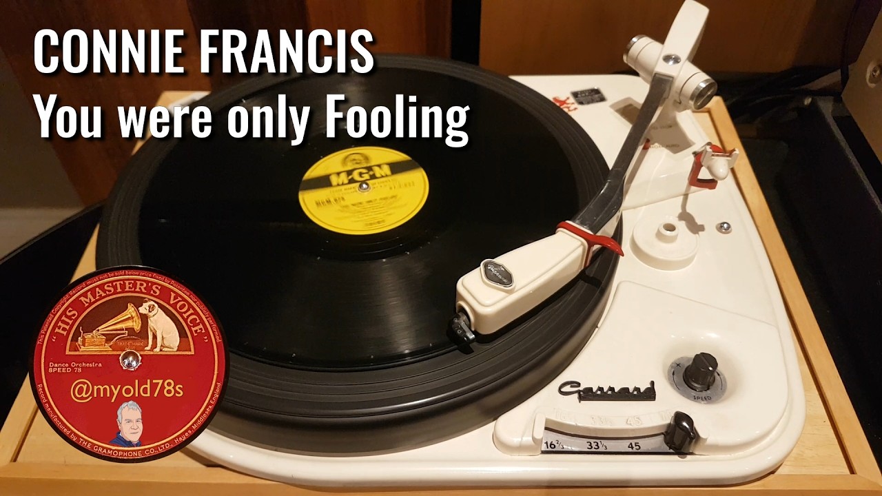 You Were Only Fooling - Connie Francis with Orch under Joe Lipman 1958 ...