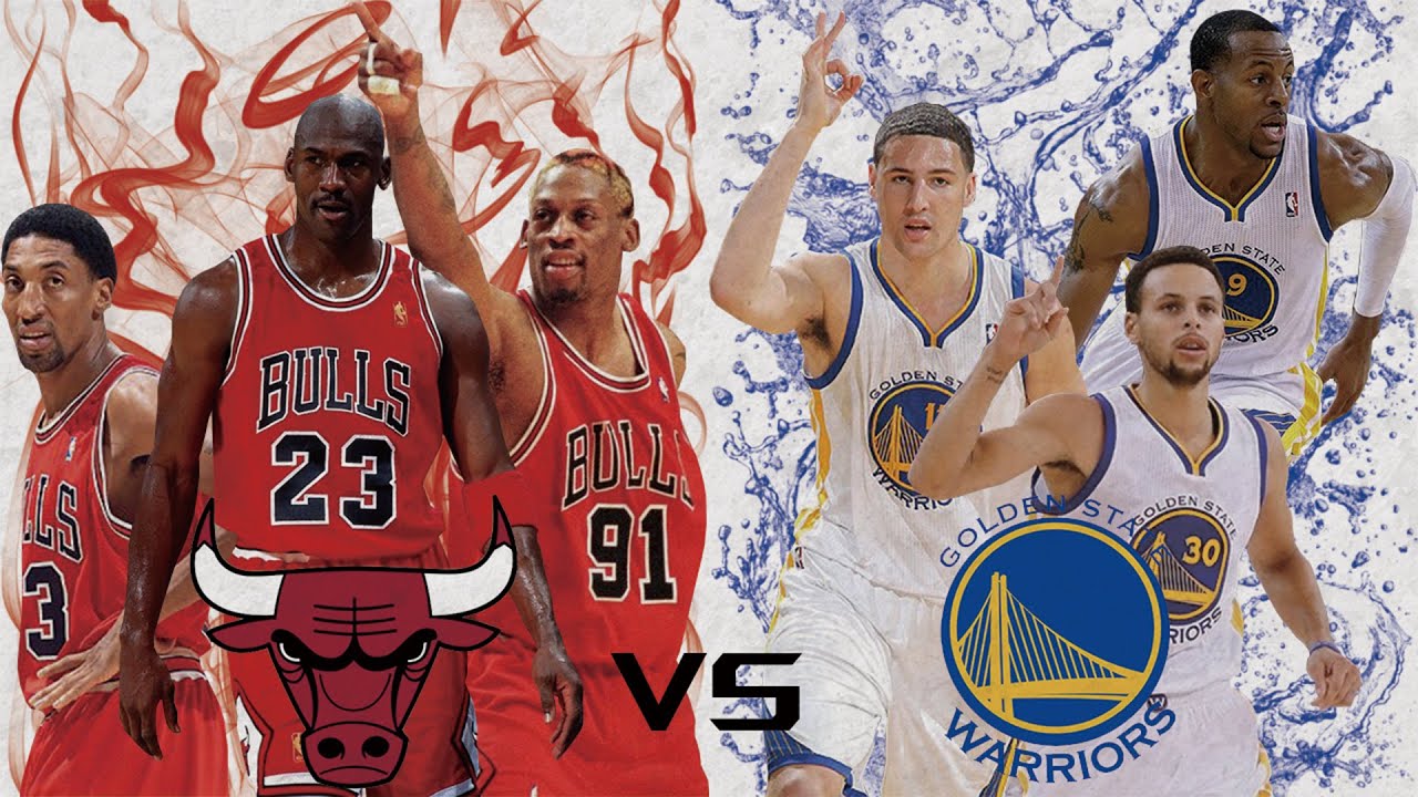 NBA '95-'96 Chicago Bulls VS ’15-’16 Golden State Warriors ('95-'96ブルズ対 ...