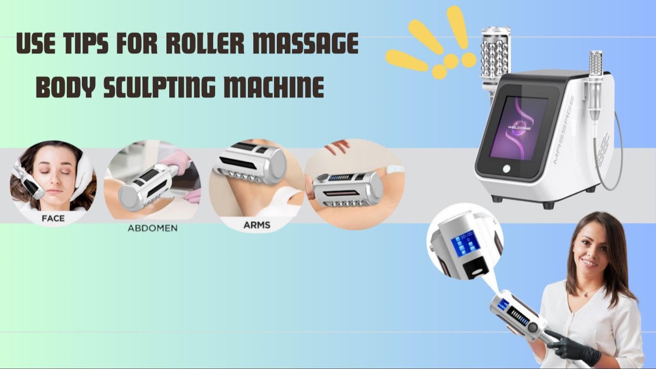 Roller Massage Machine in Action: Face & Body Transformation! | Model ...