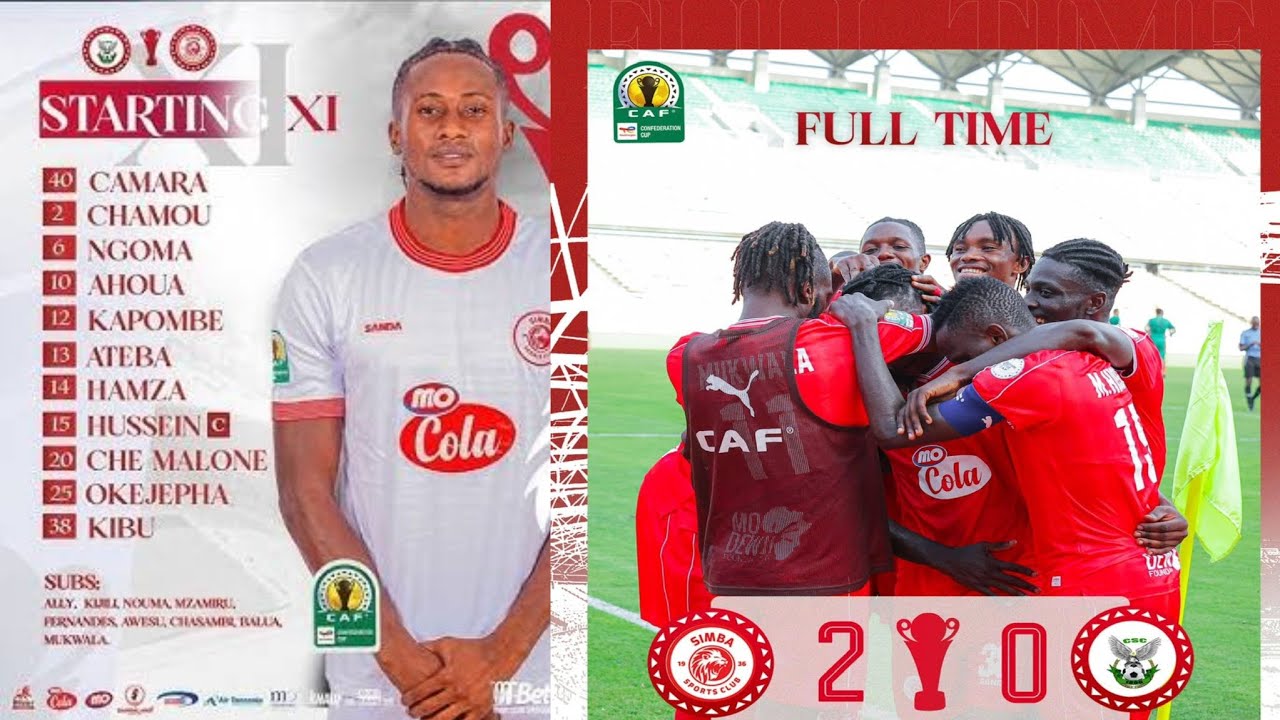 HIGHLIGHTS SIMBA SC (2) VS (0) CS CONSTANTINE/CAF CONFEDERATION CUP ...
