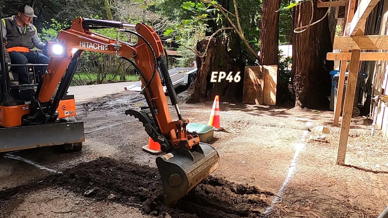 Parking pad over a propane tank and fixing up a muddy driveway EP46 ...