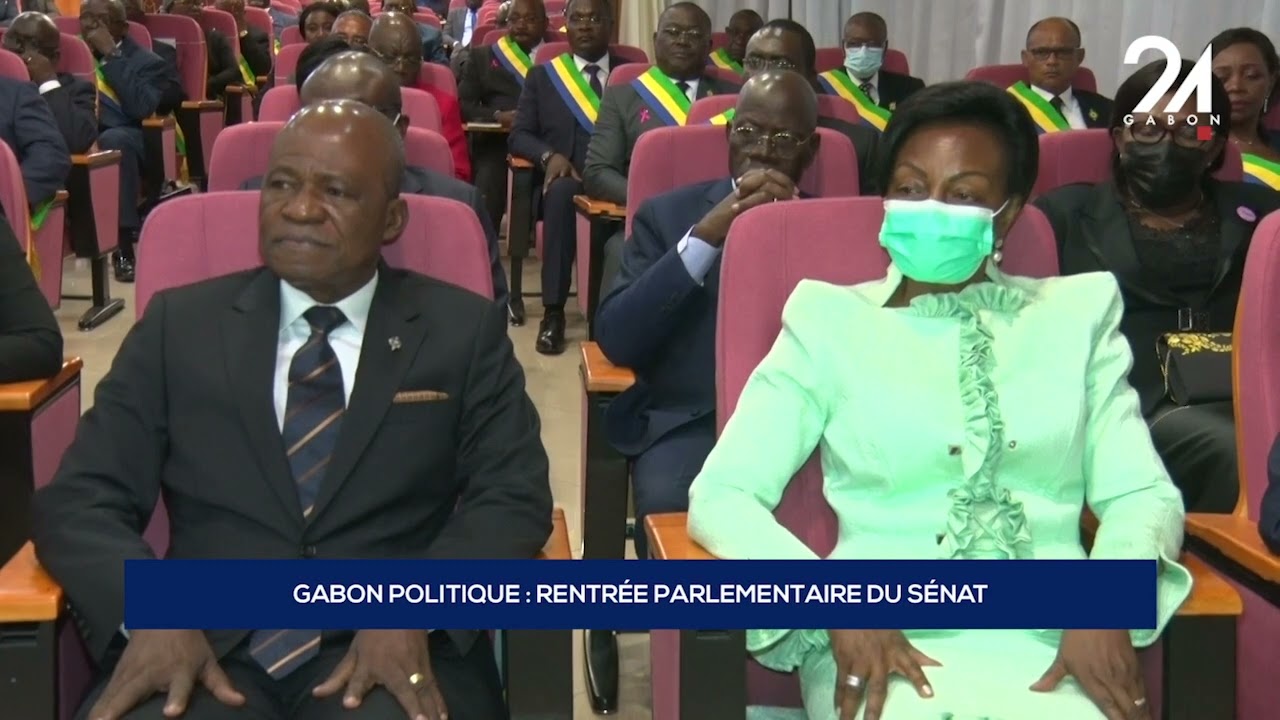 GABON POLITIQUE RENTRÉE PARLEMENTAIRE DU SÉNAT - YouTube