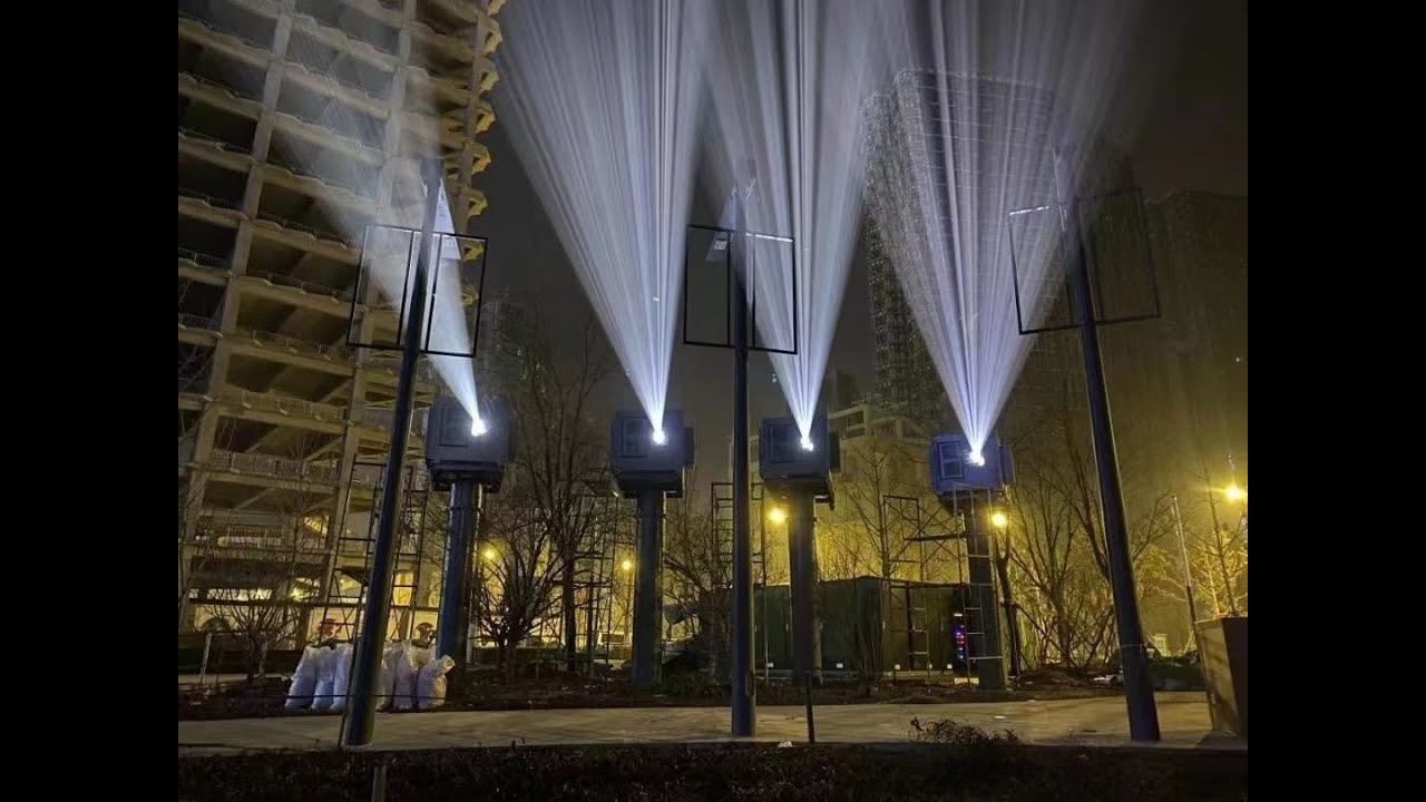 60000lumens outdoor engineering projector enclosures - YouTube