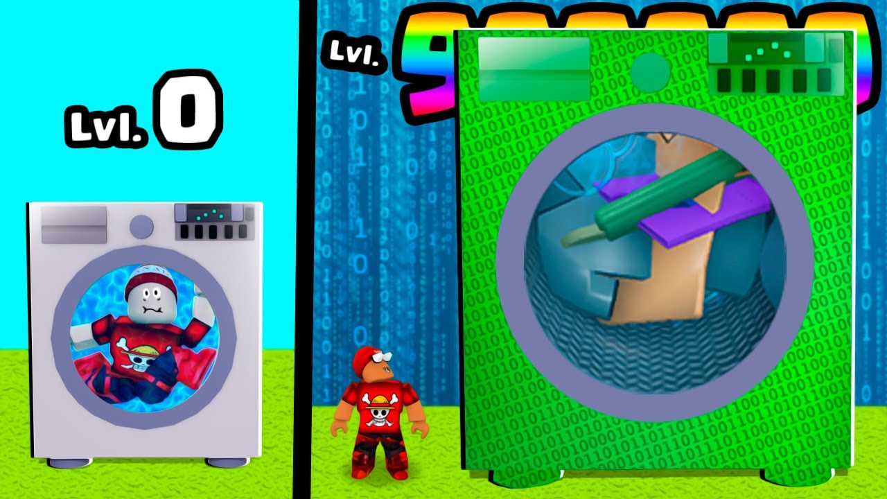 LAVANDO AS ROUPAS SUJAS NA MINHA LAVANDERIA | Roblox Laundry Simulator ...