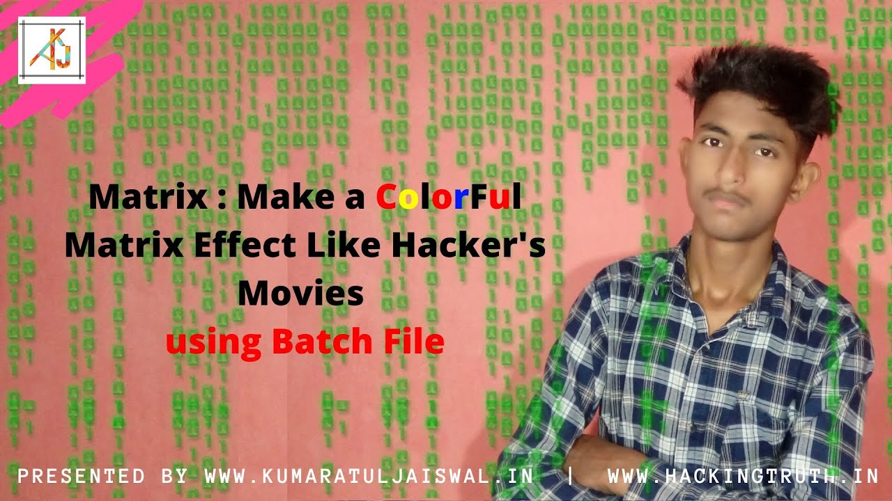 Matrix ColorFul Matrix Effect Like H4ck3r's Movies in Hollywood - YouTube