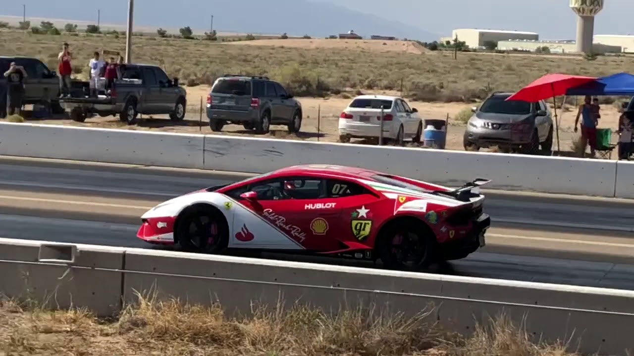 Gold Rush Rally 2018 - Lamborghini Aventador (with Ferrari wrap) vs ...