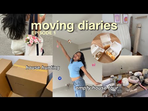 Moving Diaries EP 1 📦🎀 house hunting in mumbai, bandra house, empty house tour & more!! 