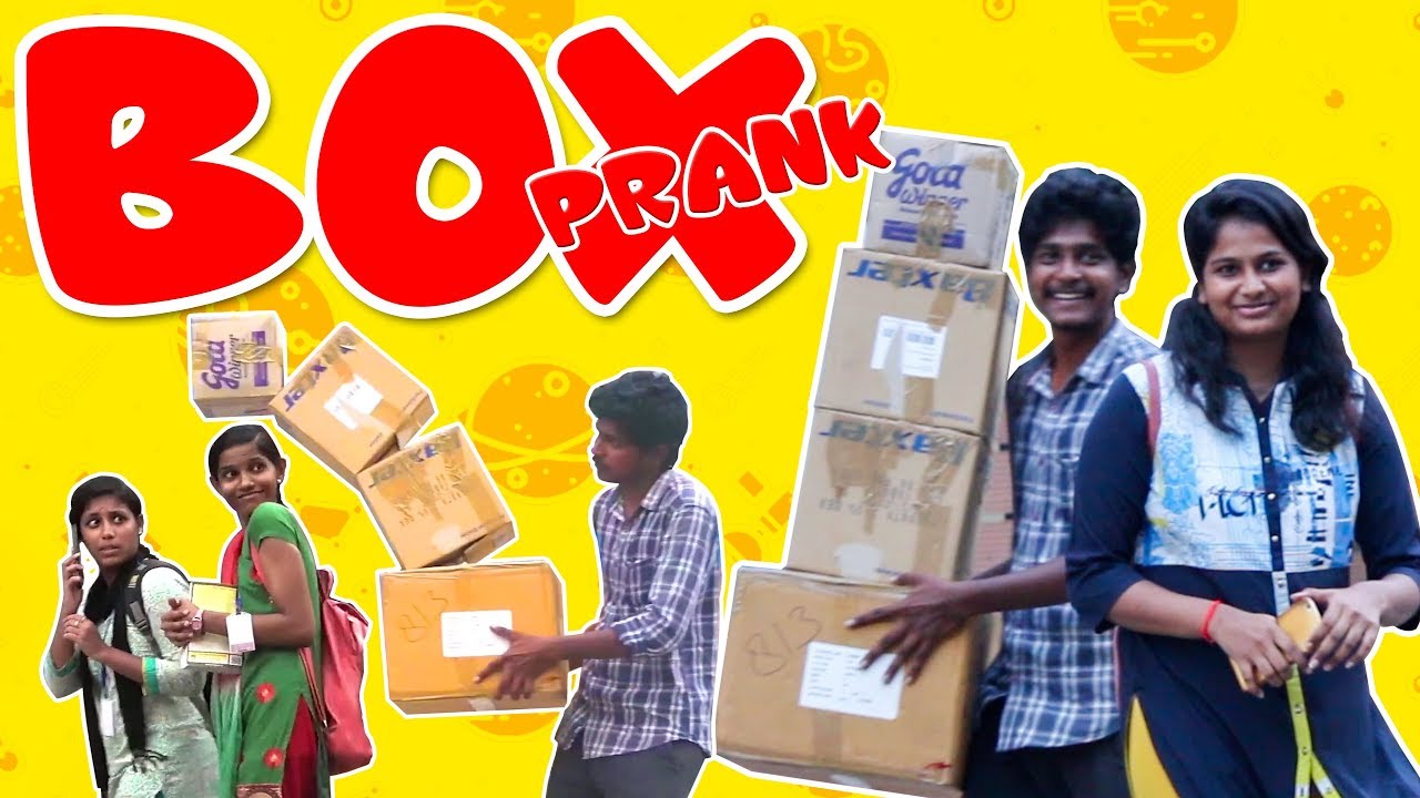 Box Prank | Anti Gravity Boxes Prank | People Reaction | Prank Pandrom | Funny Video - YouTube