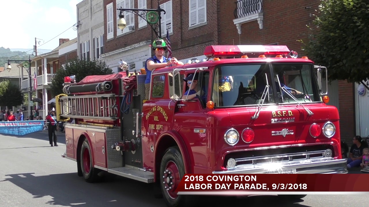 Hundreds Turn Out For Covington Labor Day Parade - YouTube