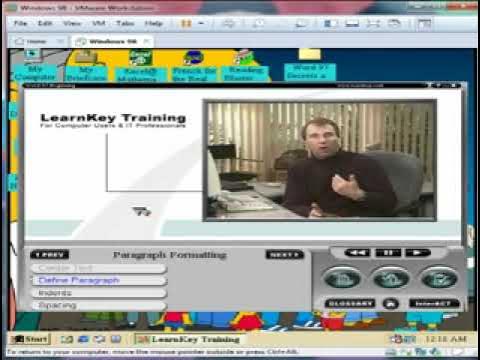 Learnkey Word 97 Session 1 - Module 6, Section 1 - YouTube