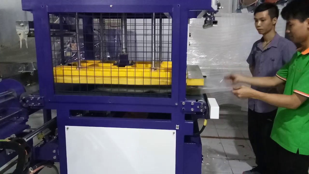Our Pillow pressing machine - YouTube