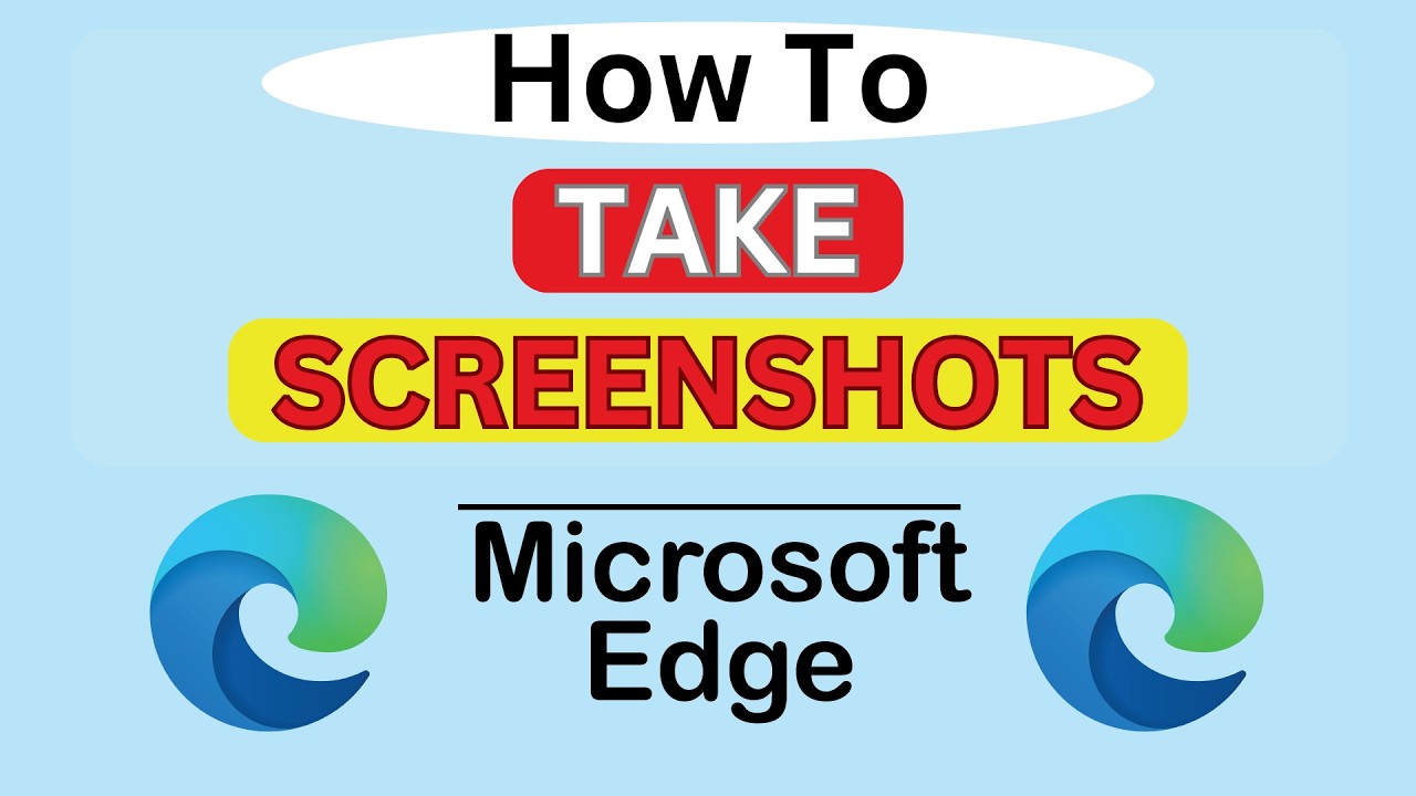 How to Take Screenshots on the Microsoft Edge Web Browser | PC Tutorial ...