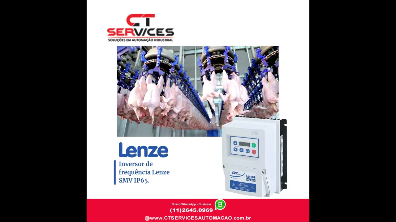 Inversor de frequência Lenze SMV IP65. - YouTube