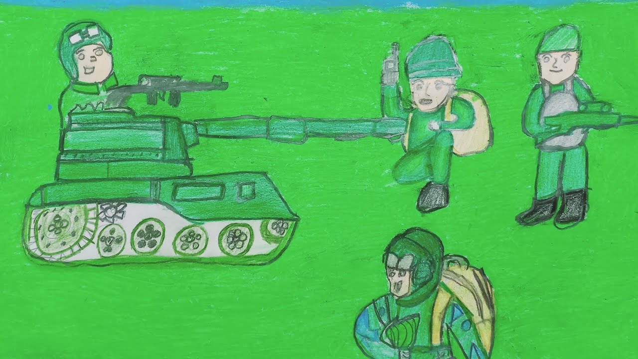 #how to draw our national soldiers drawing #easy to draw our national ...