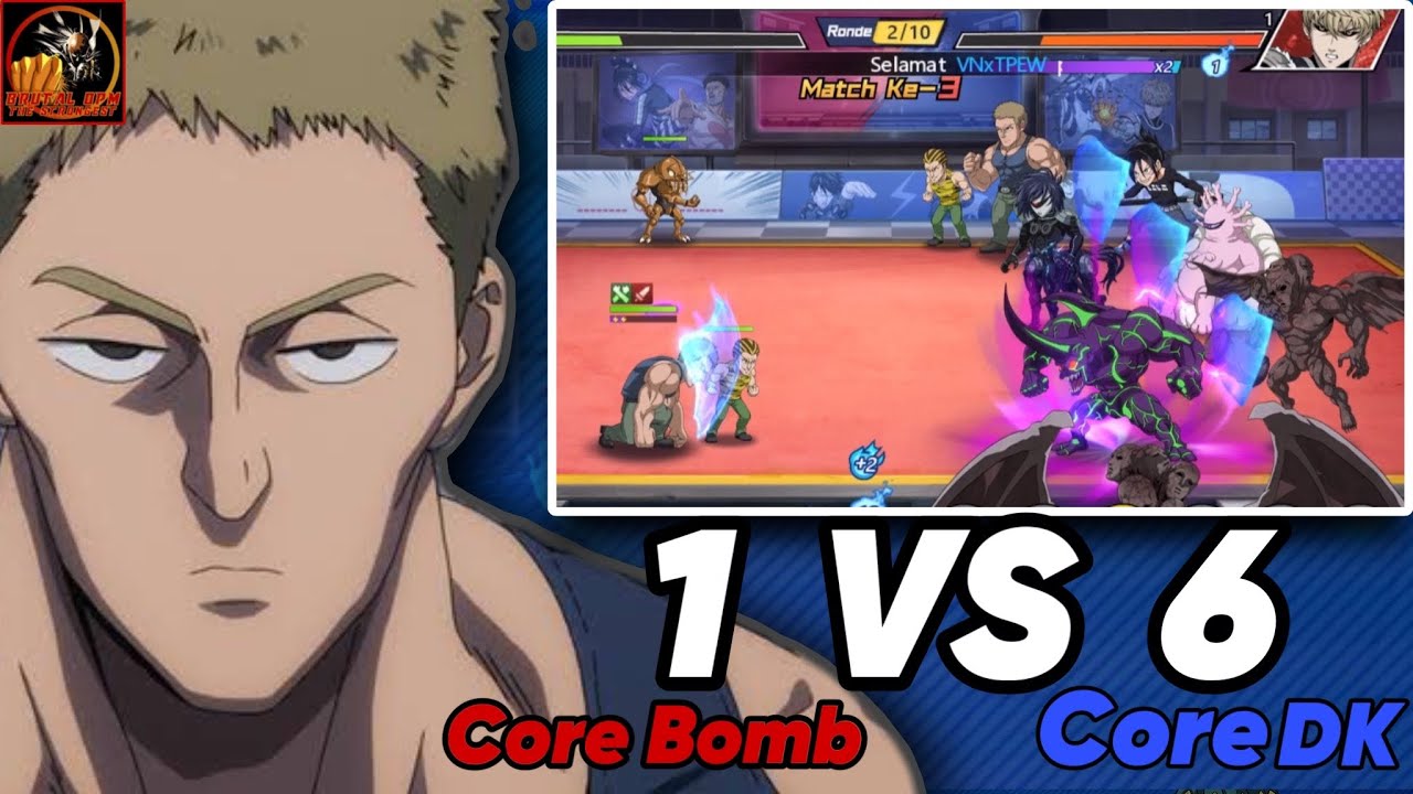 The Power of Tank Top Master SSR+ 1 VS 6🔥🔥🔥- BRUTAL ONE PUNCH MAN THE ...