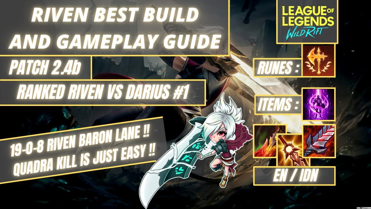 RIVEN WILD RIFT BUILD | LOL WILD RIFT RIVEN GUIDE | WILD RIFT RIVEN ...