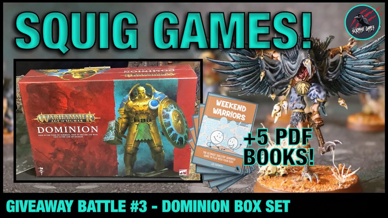 SQUIG GAMES BATTLE #3 Giveaway For The Dominion Box Set - 1 Year ...